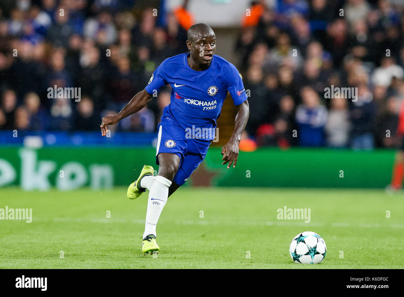 London, UK. 12th Sep, 2017. Ngolo Kante (Chelsea) Football/Soccer ...