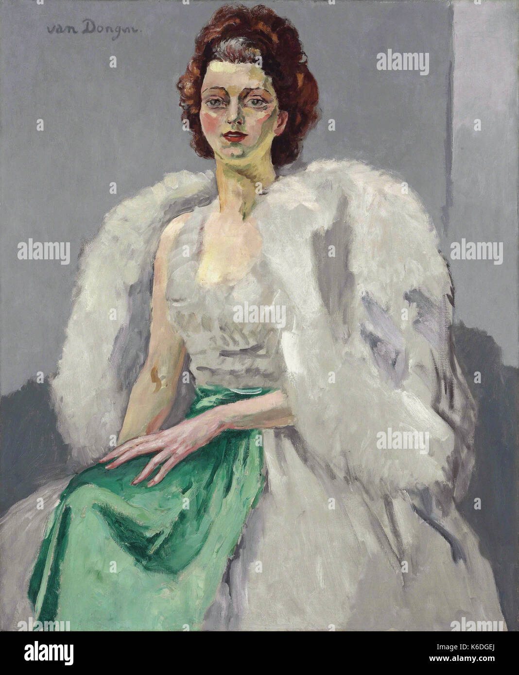 Kees van Dongen - Portrait de Madame Flore Lesieur Stock Photo - Alamy