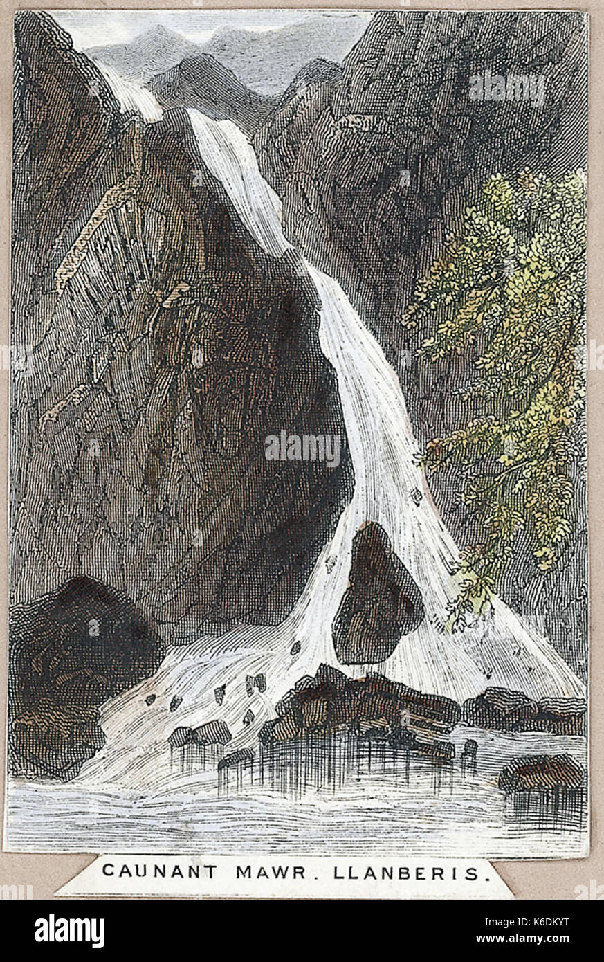 Map of llanberis hi-res stock photography and images - Alamy