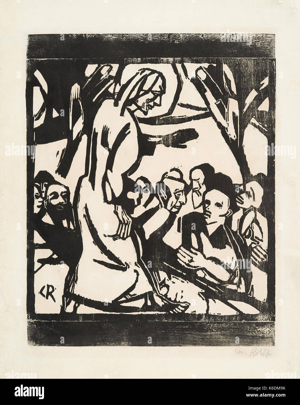 Christian Rohlfs Bergpredigt 1916 Stock Photo - Alamy