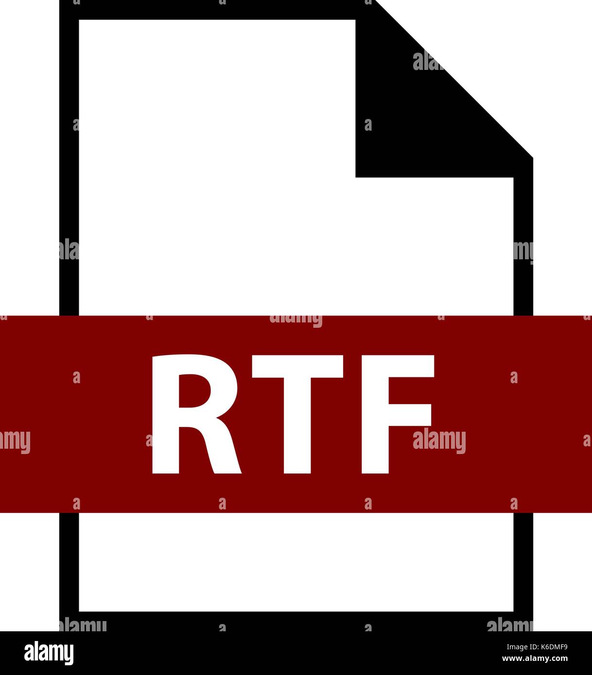 Use it in all your designs. Filename extension icon RTF Rich Text ...