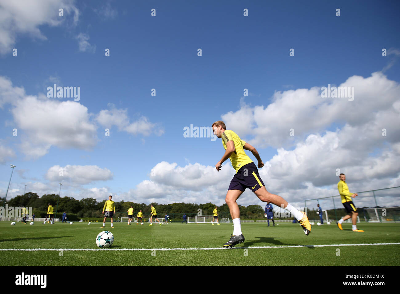 Tottenham Hotspur's Harry Kane during the training session at Enfield ...