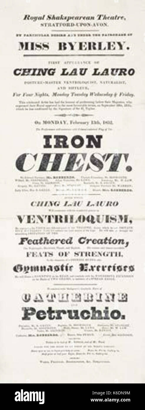 Ching Lau Lauro 1802 Stock Photo - Alamy