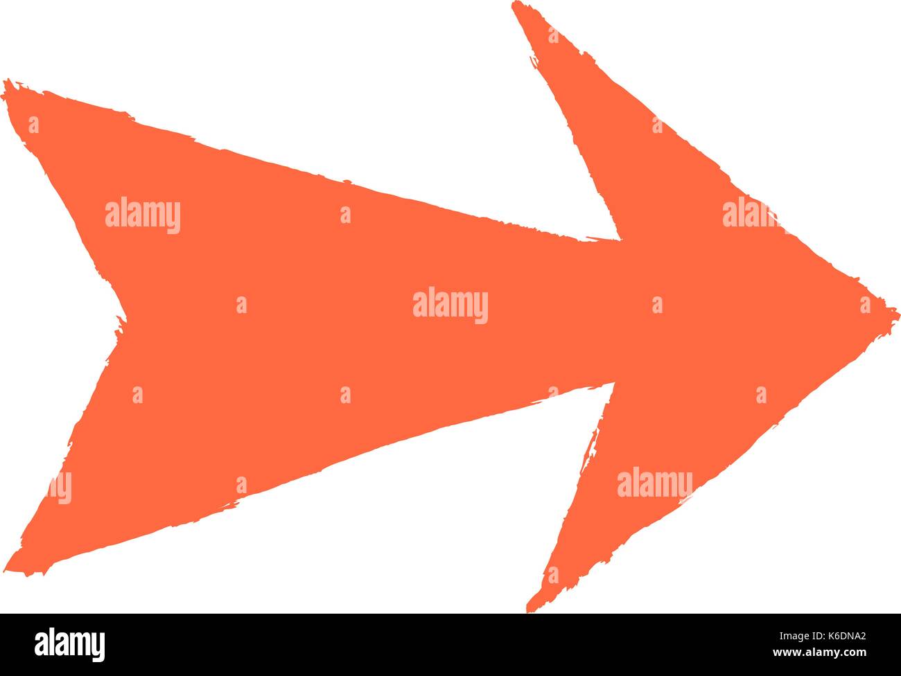 Use it in all your designs. Red arrow sign painted by paint brushstroke ...