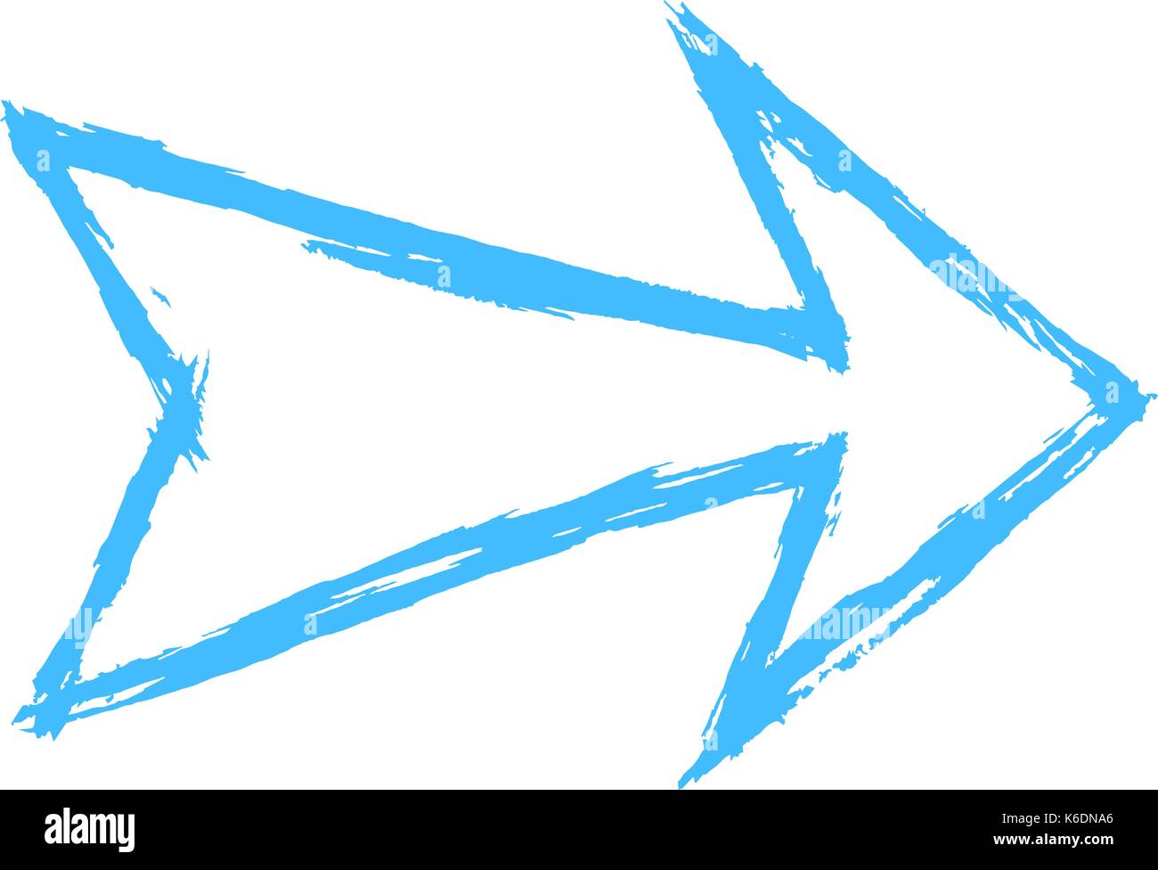 Use it in all your designs. Blue arrow sign painted by paint ...