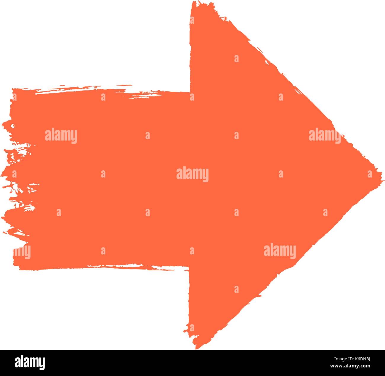 Use it in all your designs. Red arrow sign painted by paint brushstroke ...