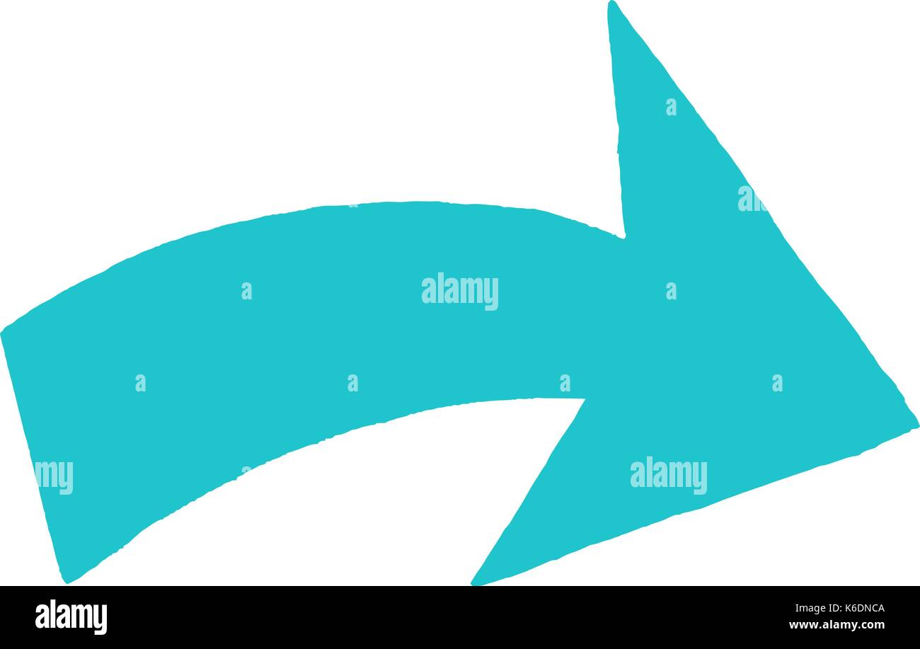 Directional painted arrow Stock Vector Images - Alamy