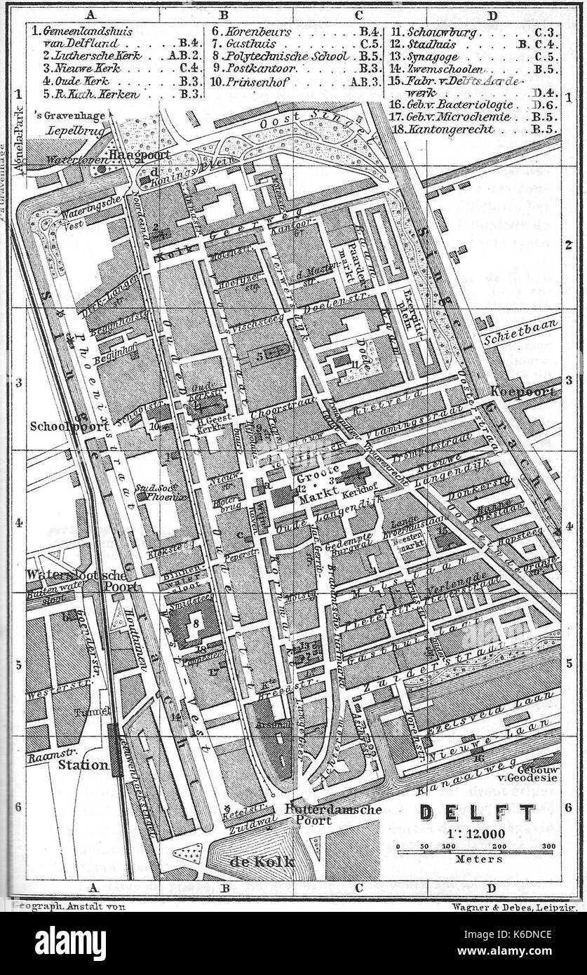 Delft netherlands city Black and White Stock Photos & Images - Alamy