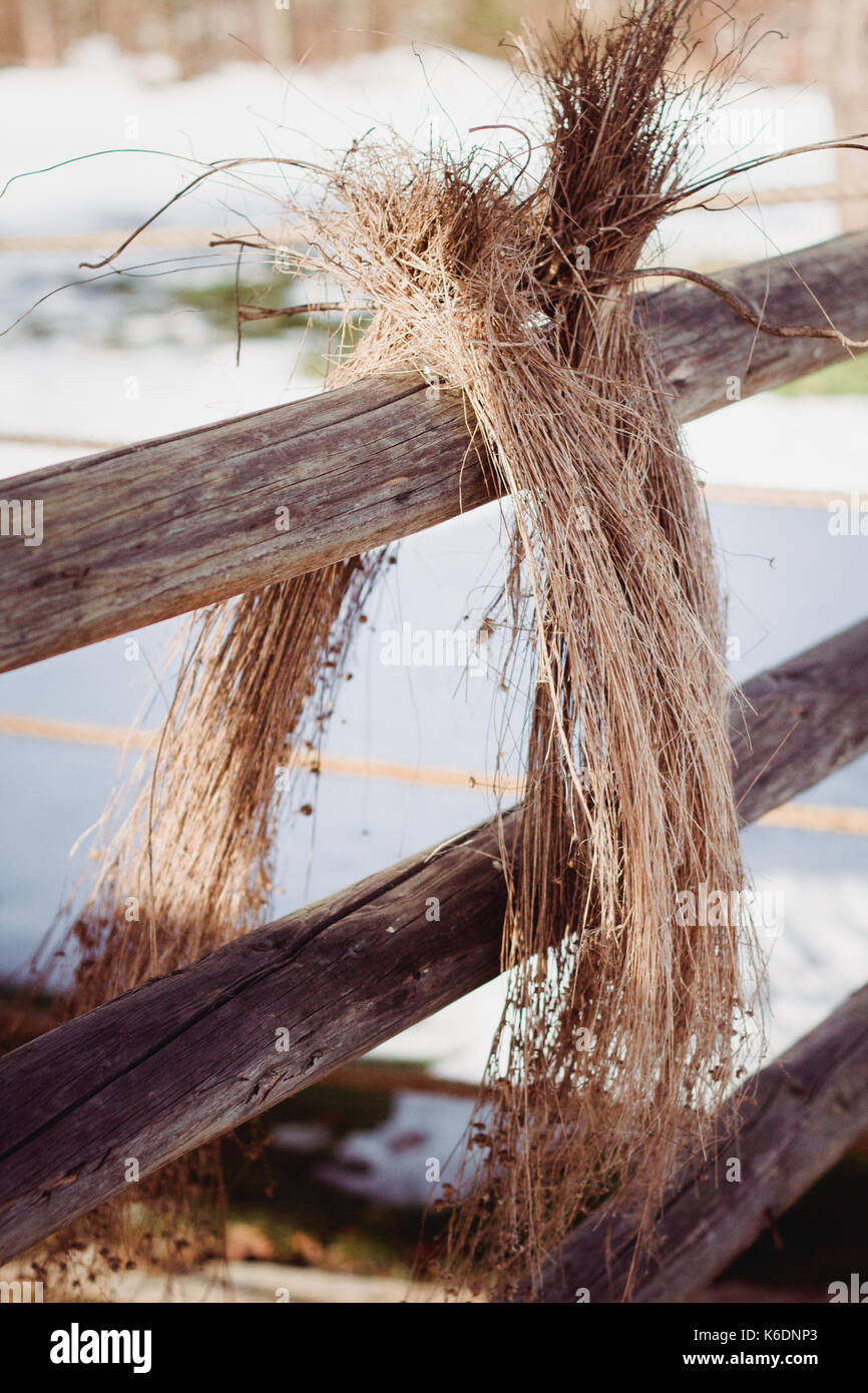 Hay drying poles hi-res stock photography and images - Alamy