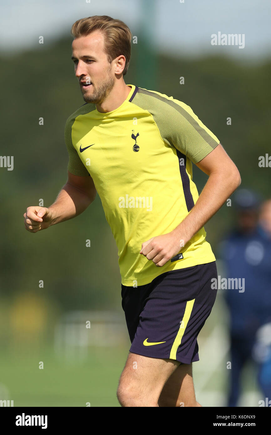 Tottenham Hotspur's Harry Kane during the training session at Enfield ...