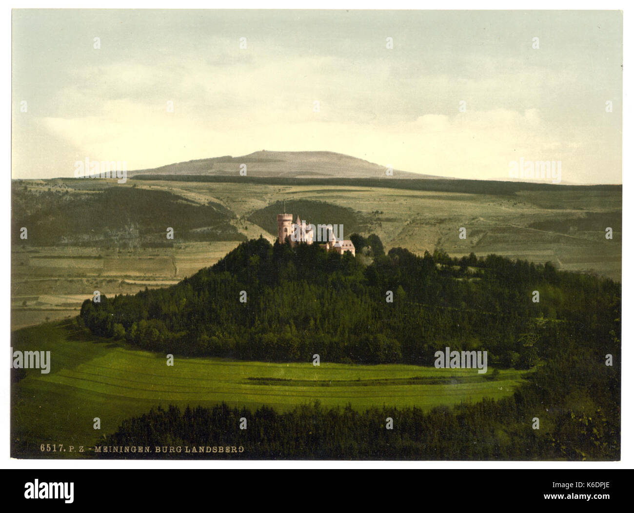 Castle of Landsberg, Meiningen, Thuringia, Germany LCCN2002720751 Stock ...