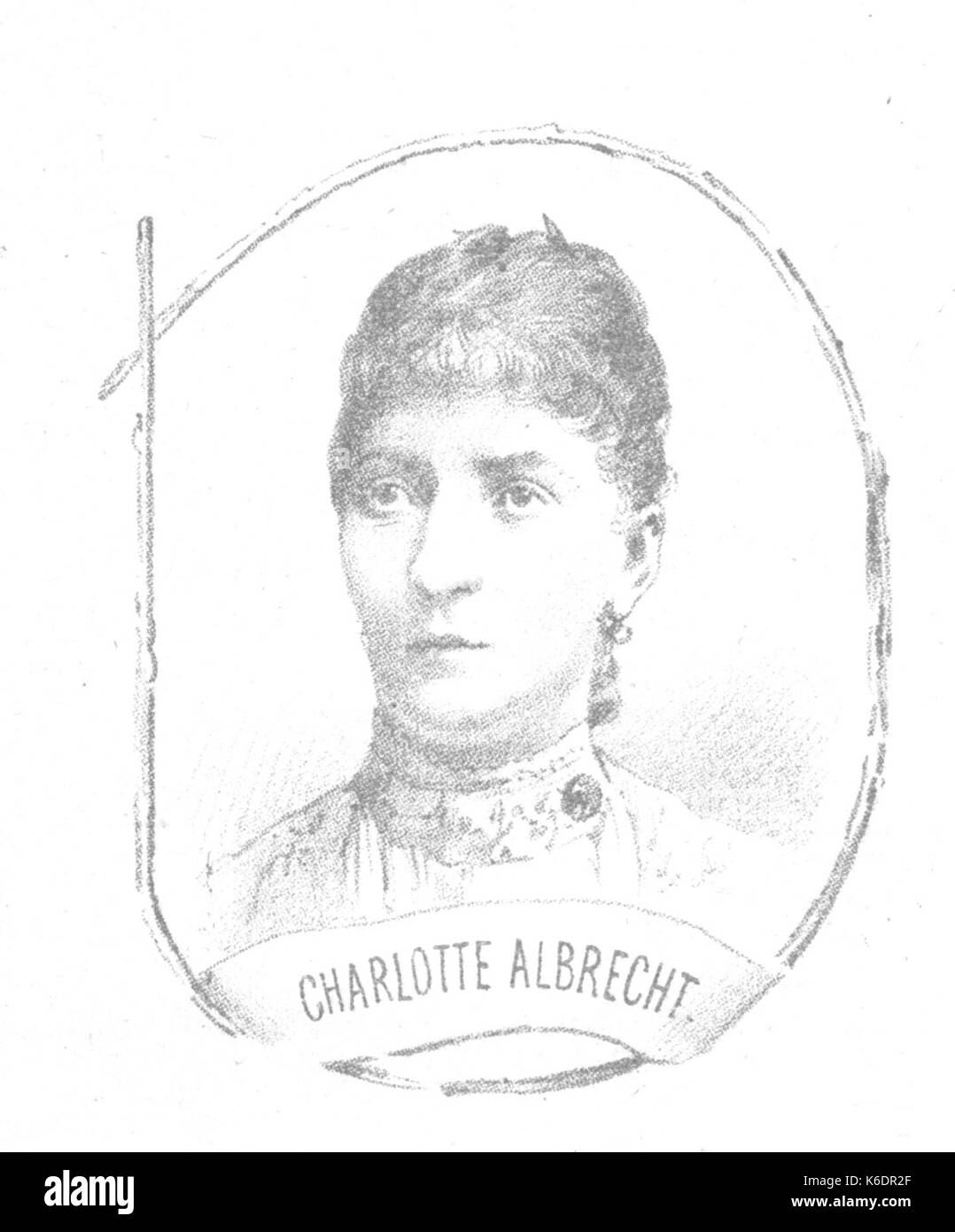 Charlotte Albrecht 1889 Eigner Stock Photo - Alamy