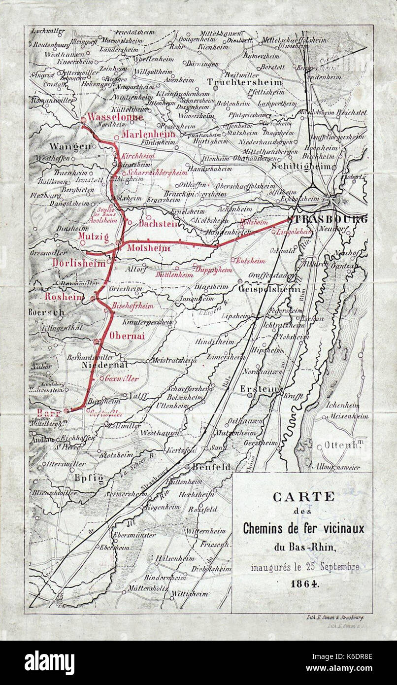 Bas rhin map hi-res stock photography and images - Alamy