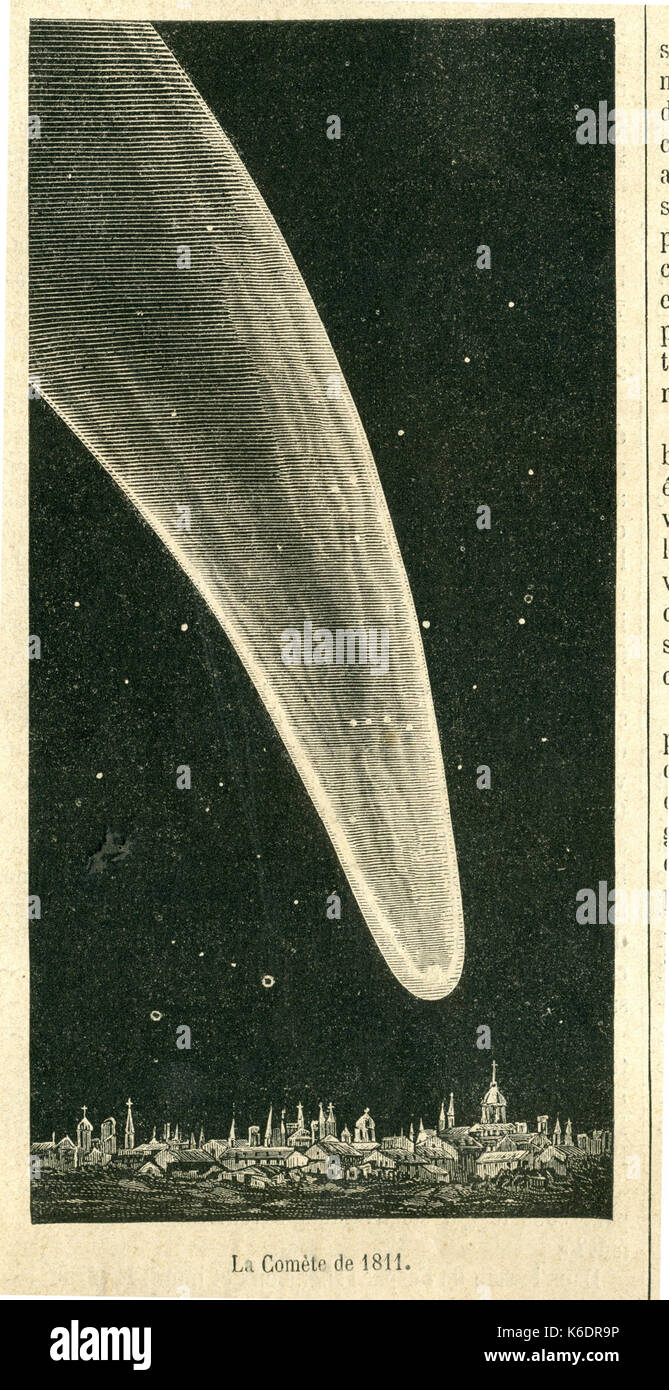 Comet of 1812 Stock Photo - Alamy