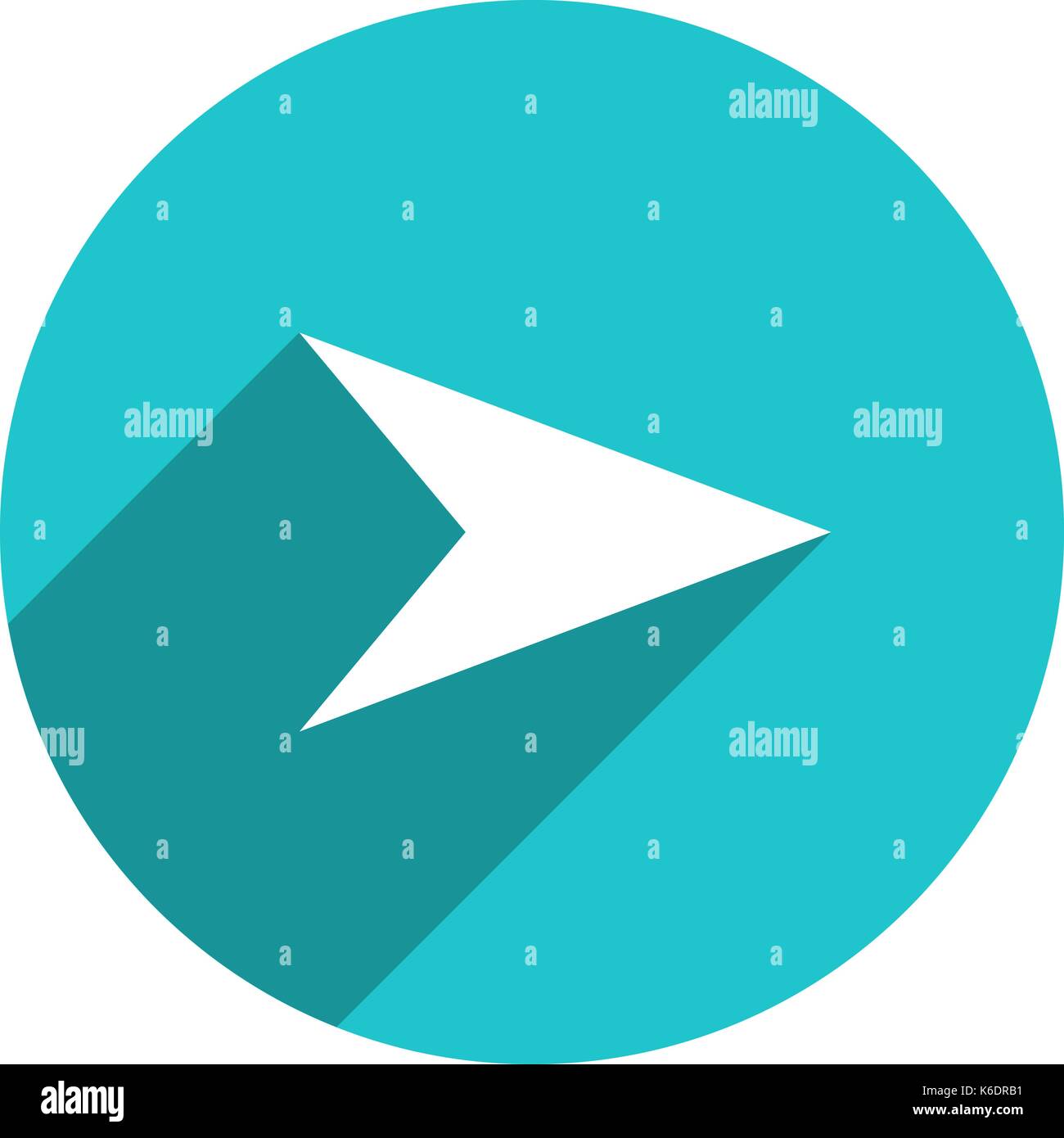 Use it in all your designs. Arrow sign direction icon in circular shape ...