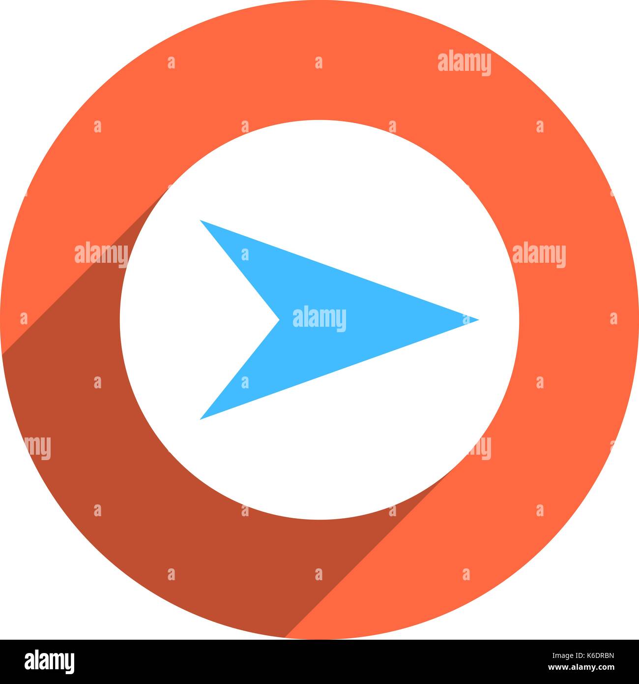 Use it in all your designs. Arrow sign direction icon in circular shape ...