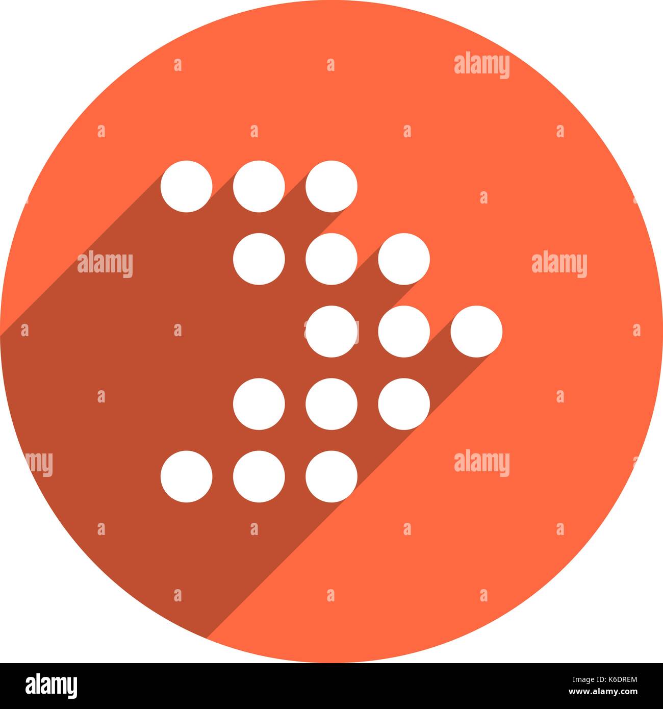 Use it in all your designs. Arrow sign dotted icon LED digital display ...