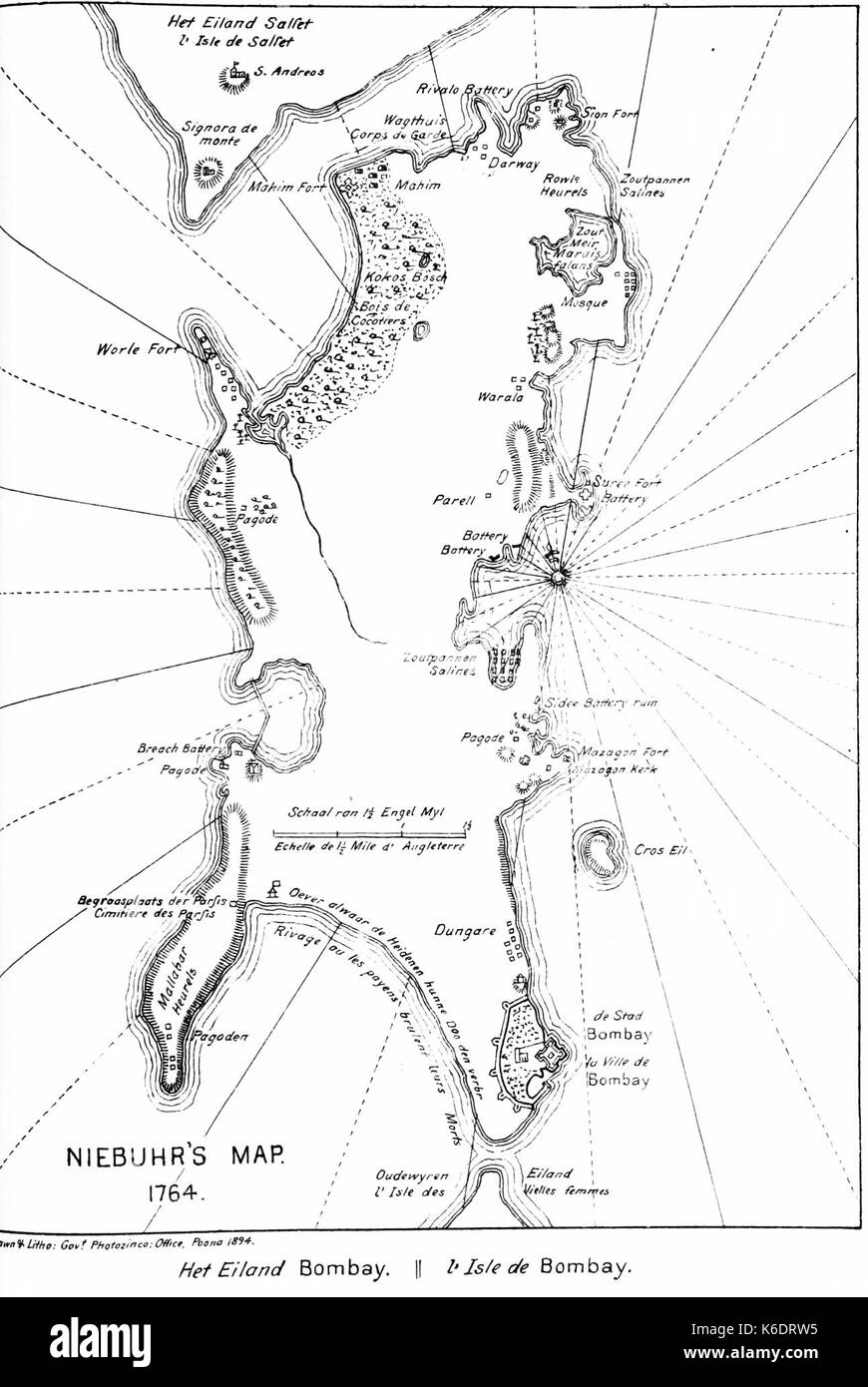 Old bombay map Black and White Stock Photos & Images - Alamy