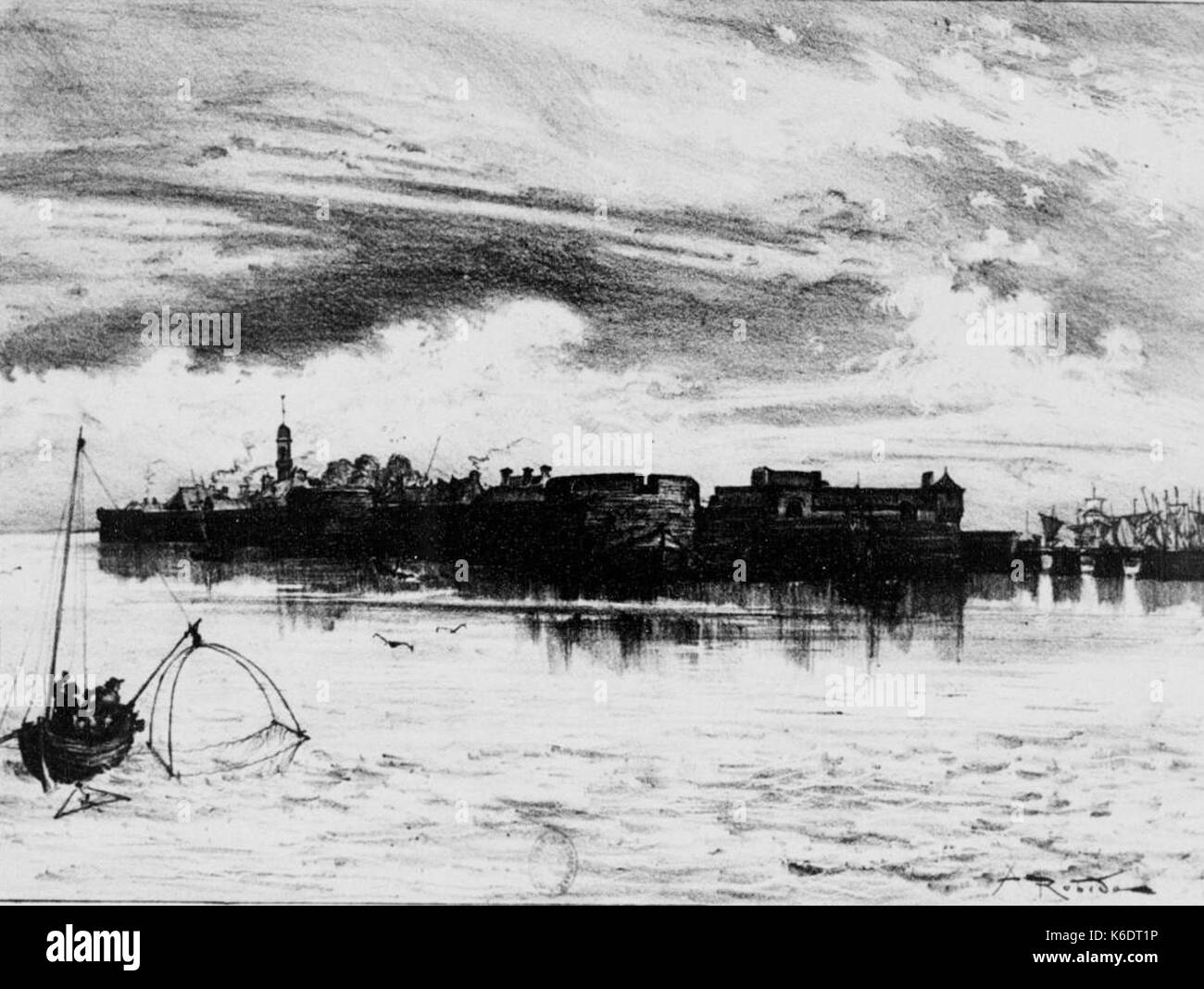 Concarneau map hi-res stock photography and images - Alamy