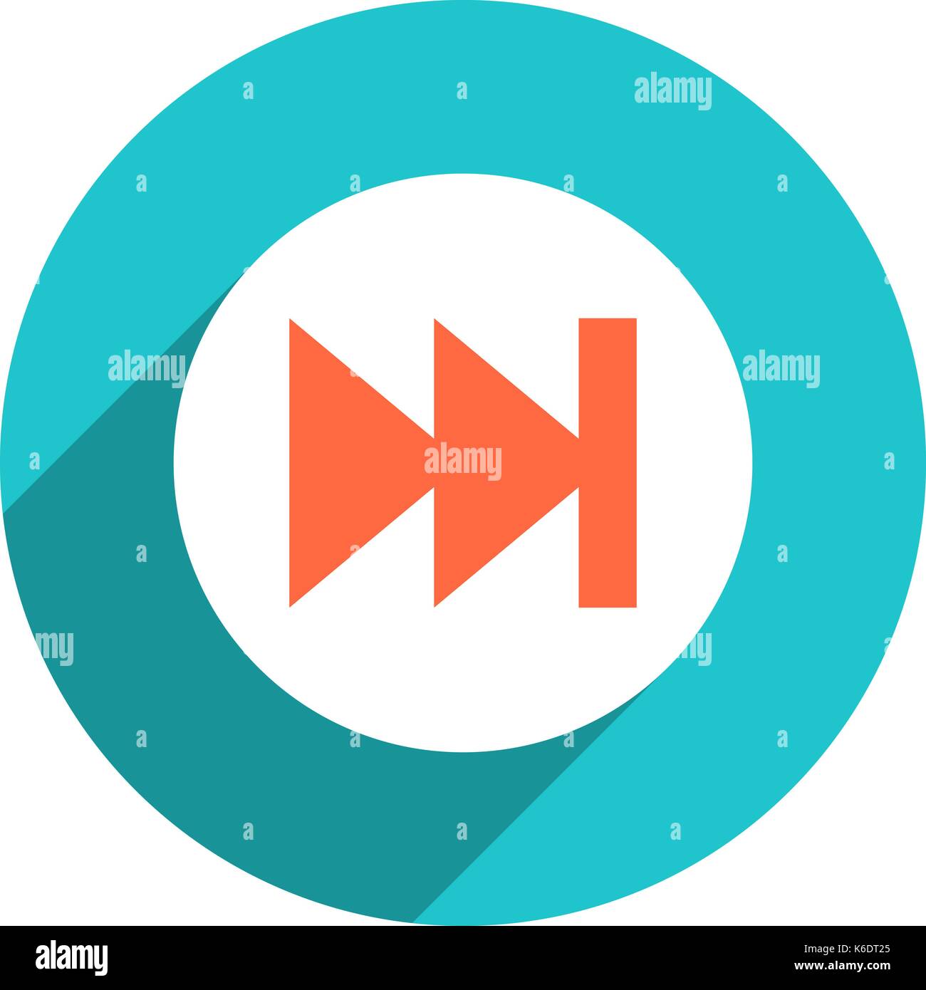 Use it in all your designs. Arrow sign last or first icon in circular ...