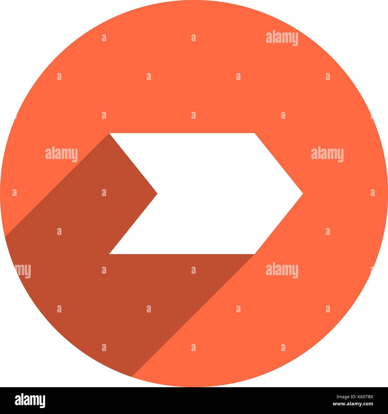 Use It In All Your Designs Arrow Sign Direction Icon In Circular Shape Flat Web Internet