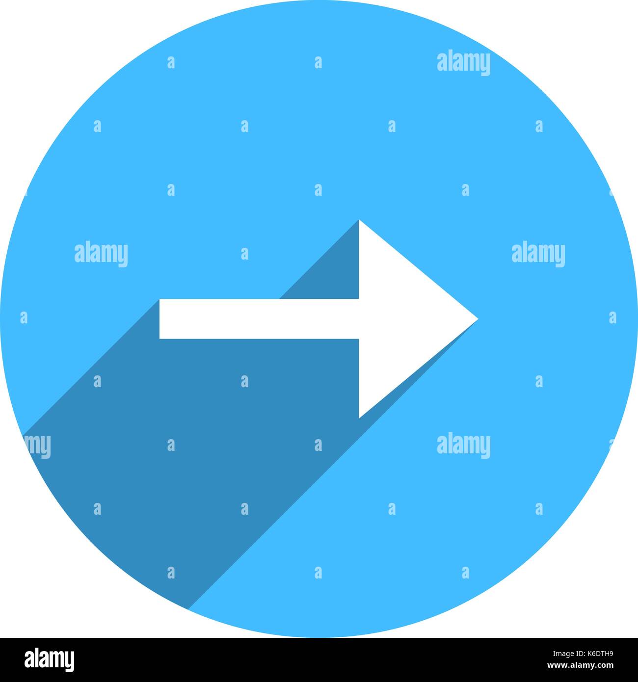Use It In All Your Designs Arrow Sign Direction Icon In Circular Shape Flat Web Internet