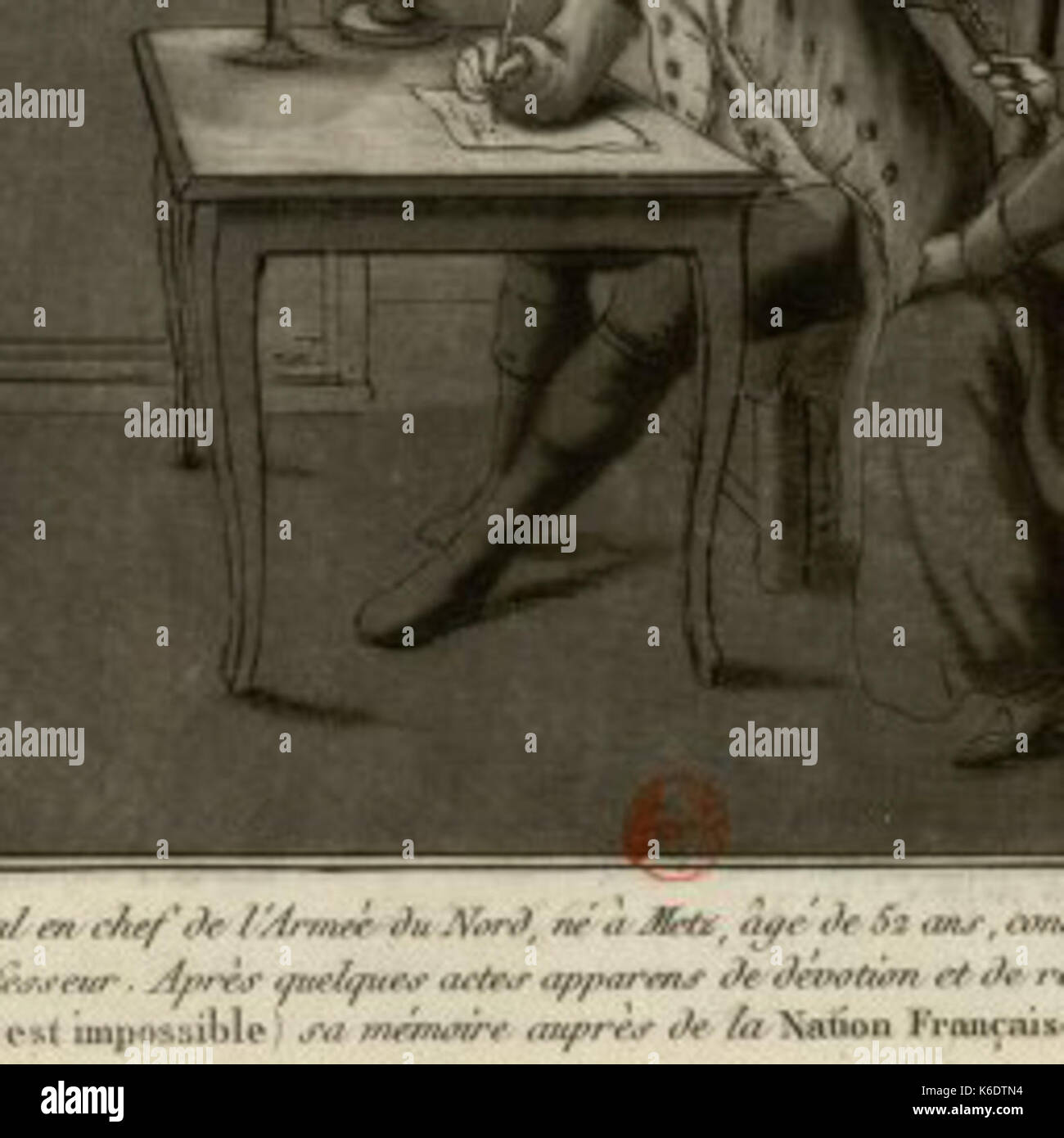 Custine and his priest at the end Stock Photo - Alamy