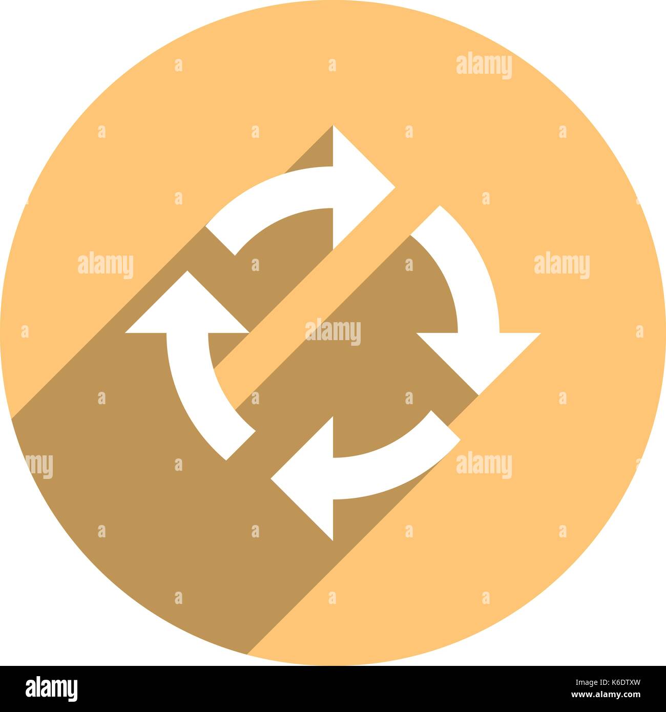 Use it in all your designs. Arrow sign reload, refresh, rotation, loop, repetition, reset icon ...