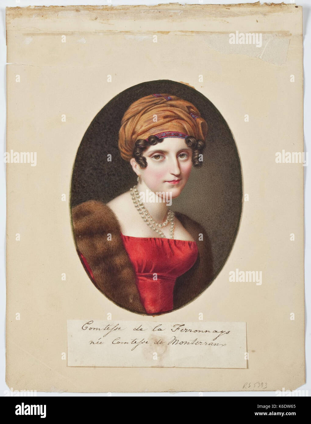 Countess de la Ferronnays (Middleton Album Stock Photo - Alamy