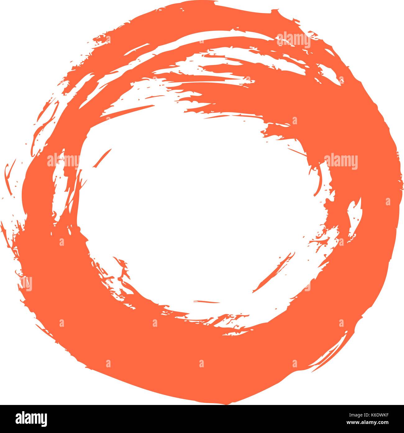 Use it in all your designs. Red brush stroke in the form of a circle ...