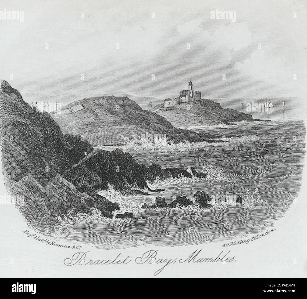 Map of mumbles hi-res stock photography and images - Alamy