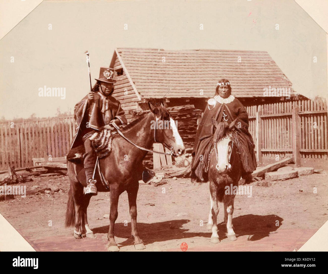 Cacique mapuche Heffer Stock Photo - Alamy