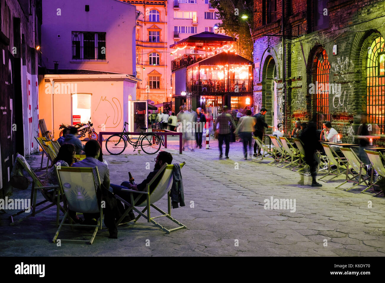 Lodz poland at night hi-res stock photography and images - Alamy