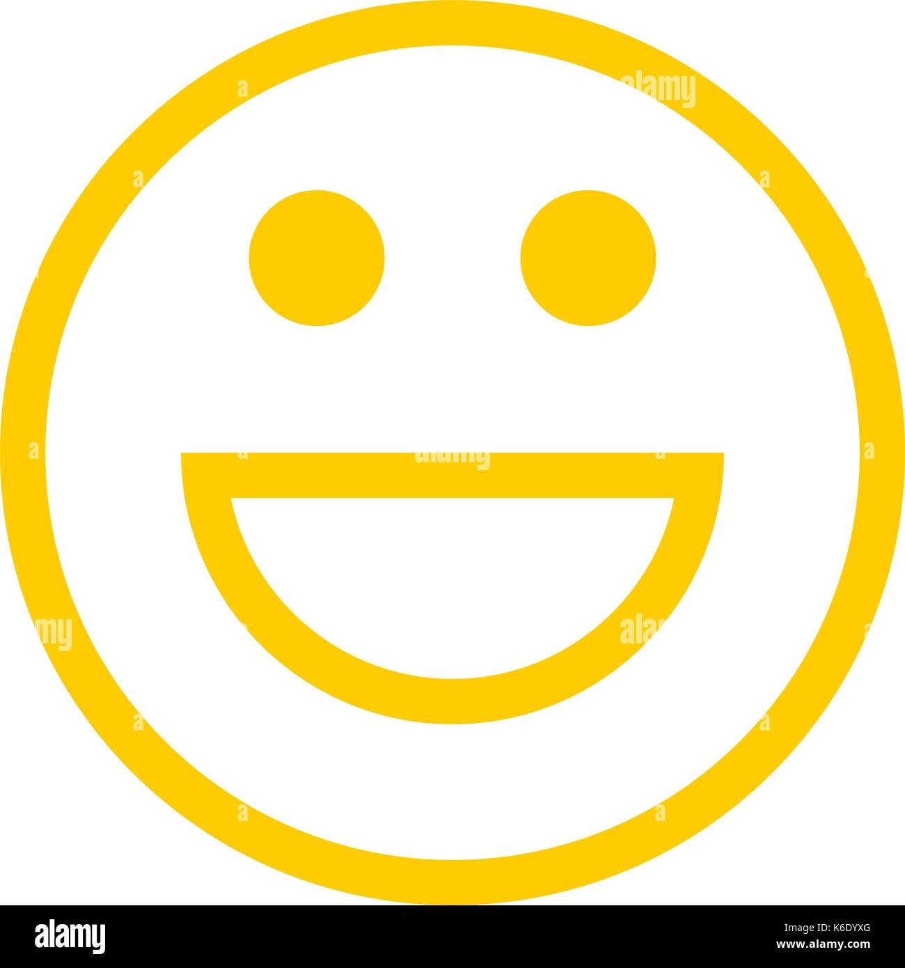 Use it in all your designs. Smiley happy smiling face emoticon icon in ...