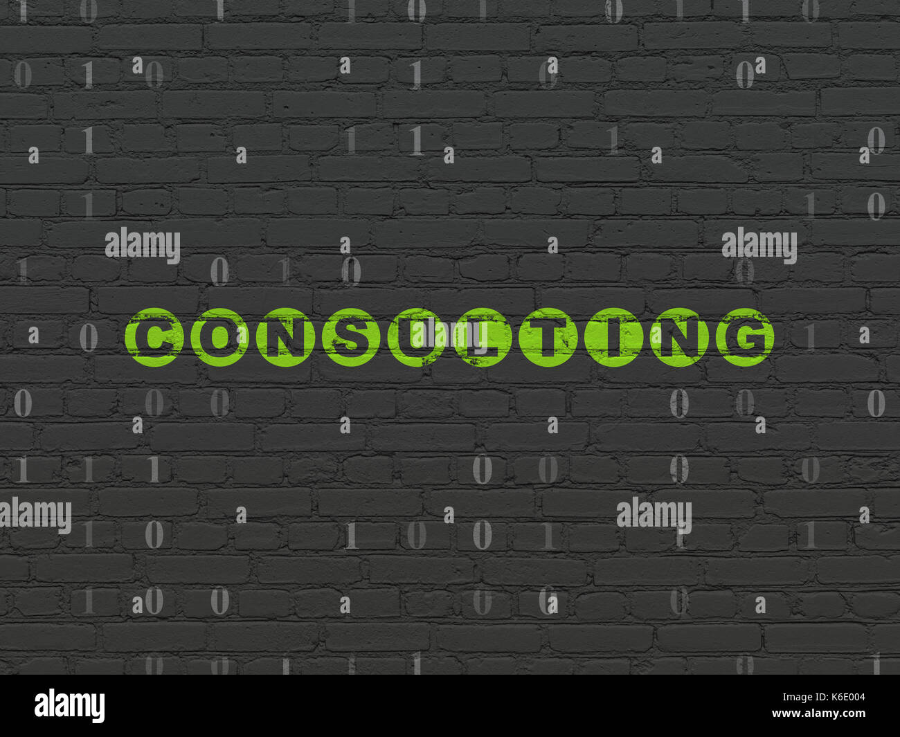 Business concept: Consulting on wall background Stock Photo - Alamy