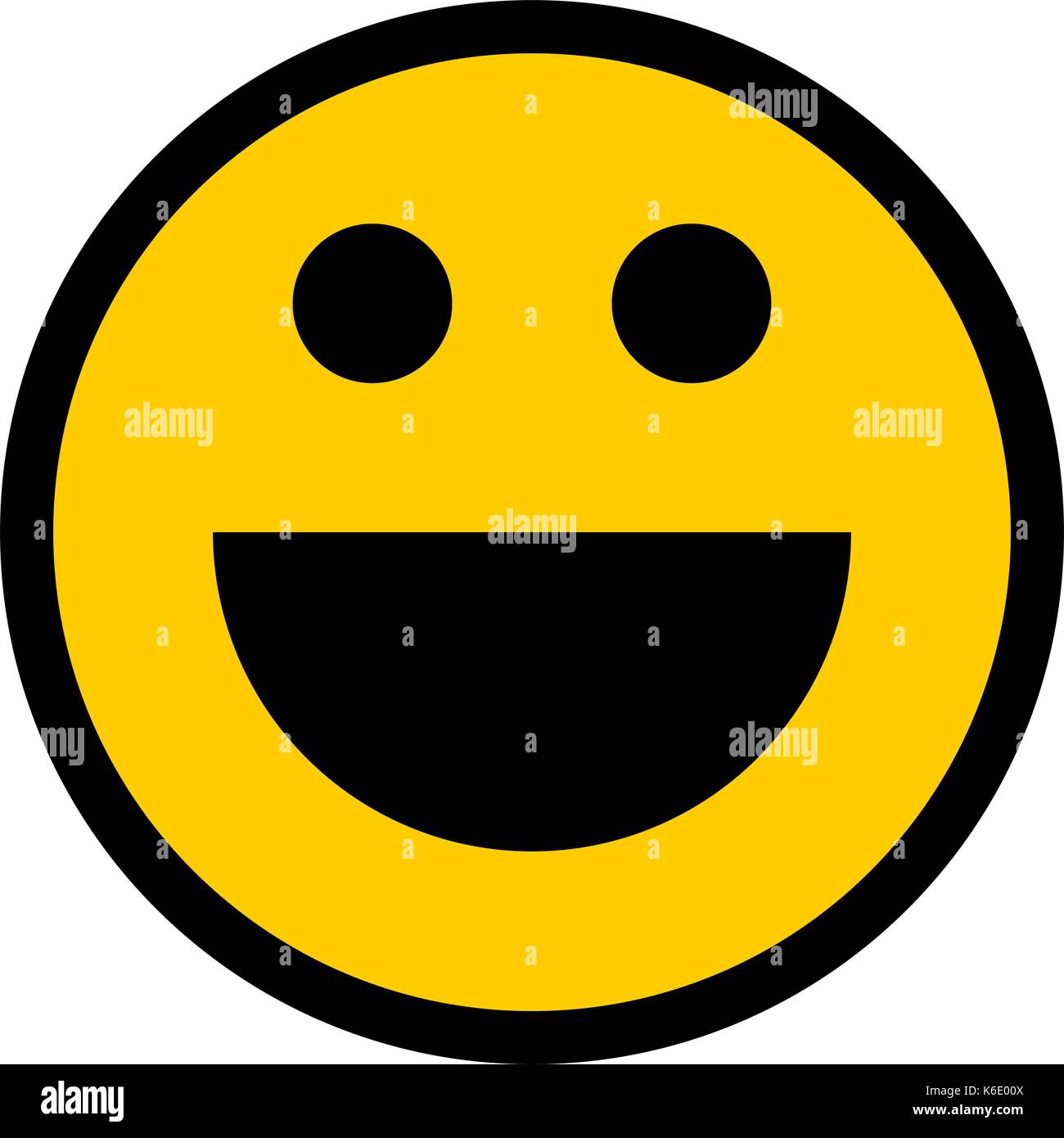 Use it in all your designs. Smiley happy smiling face emoticon icon in ...