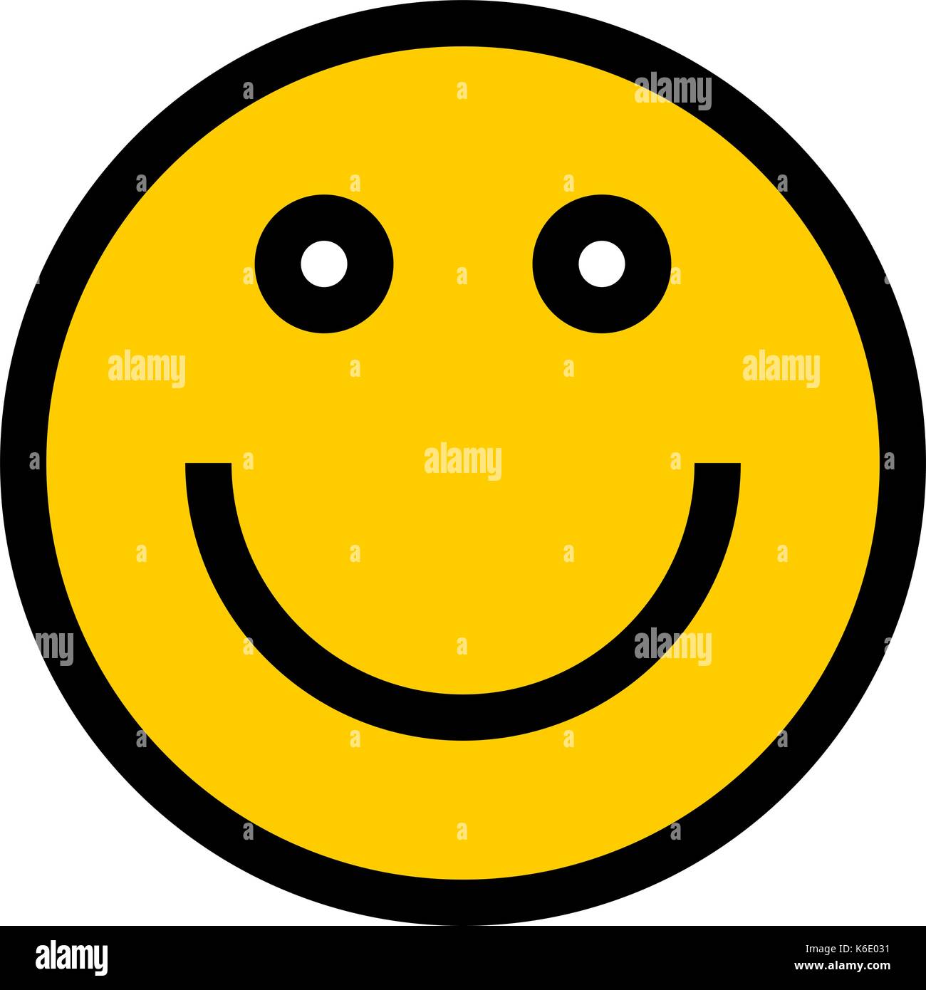 Use it in all your designs. Smiley happy smiling face emoticon icon in ...