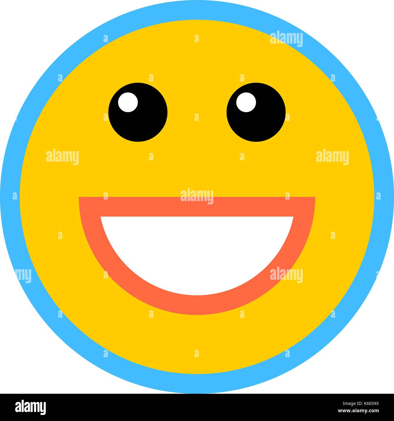 Use it in all your designs. Smiley happy smiling face emoticon icon in ...