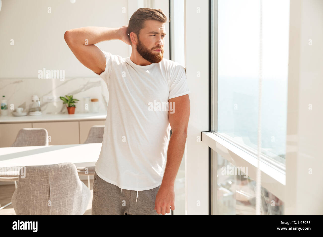 Posing by the window hi-res stock photography and images - Alamy