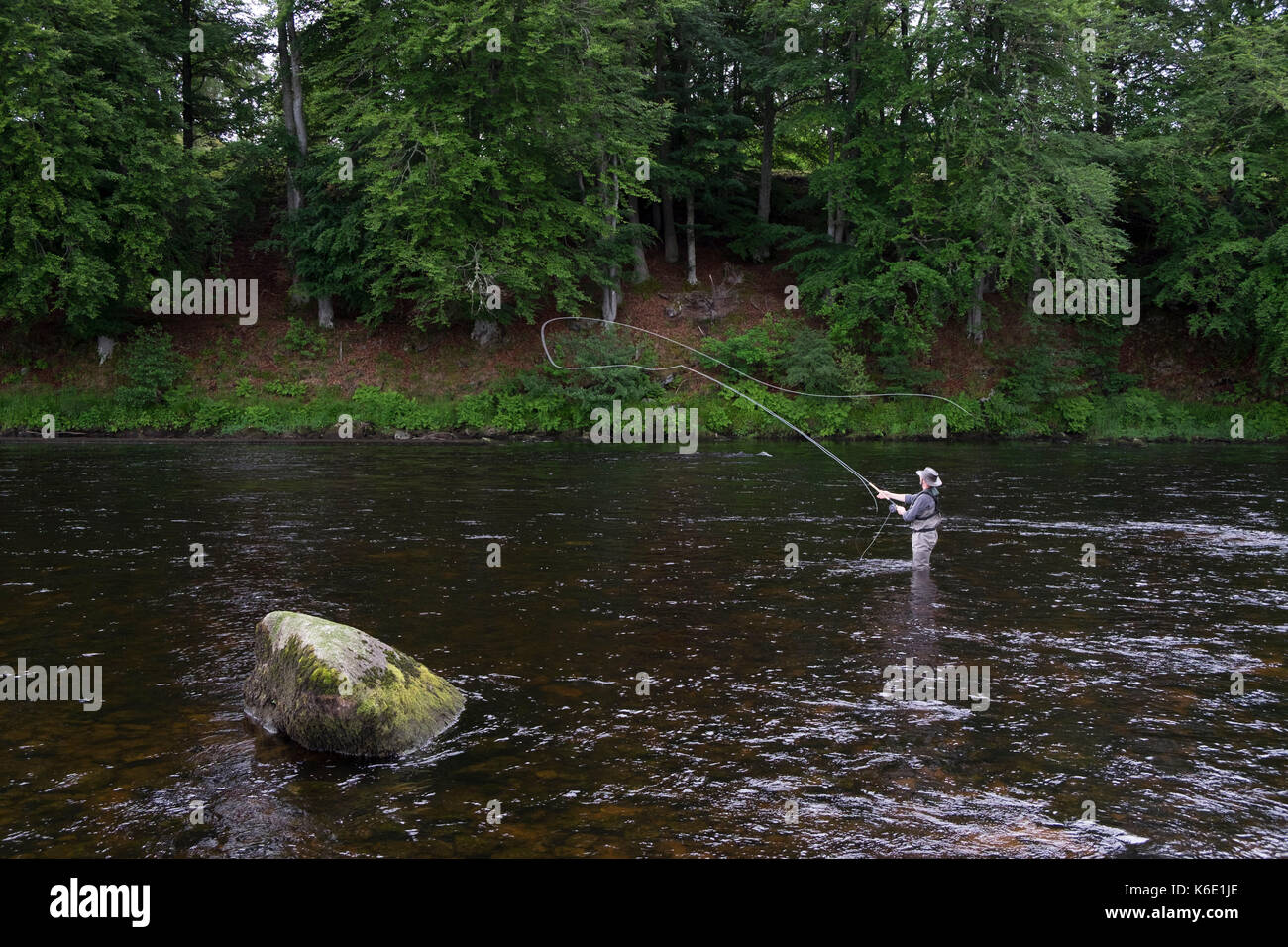 Spey river fishing old hi-res stock photography and images - Alamy