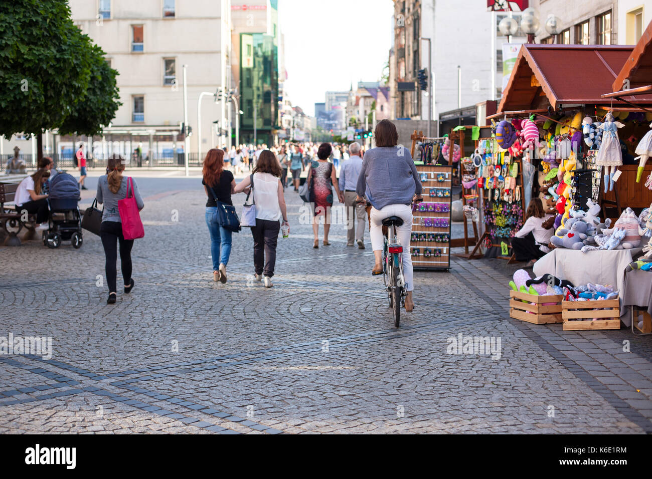 Poland Wroclaw city life Stock Photo - Alamy