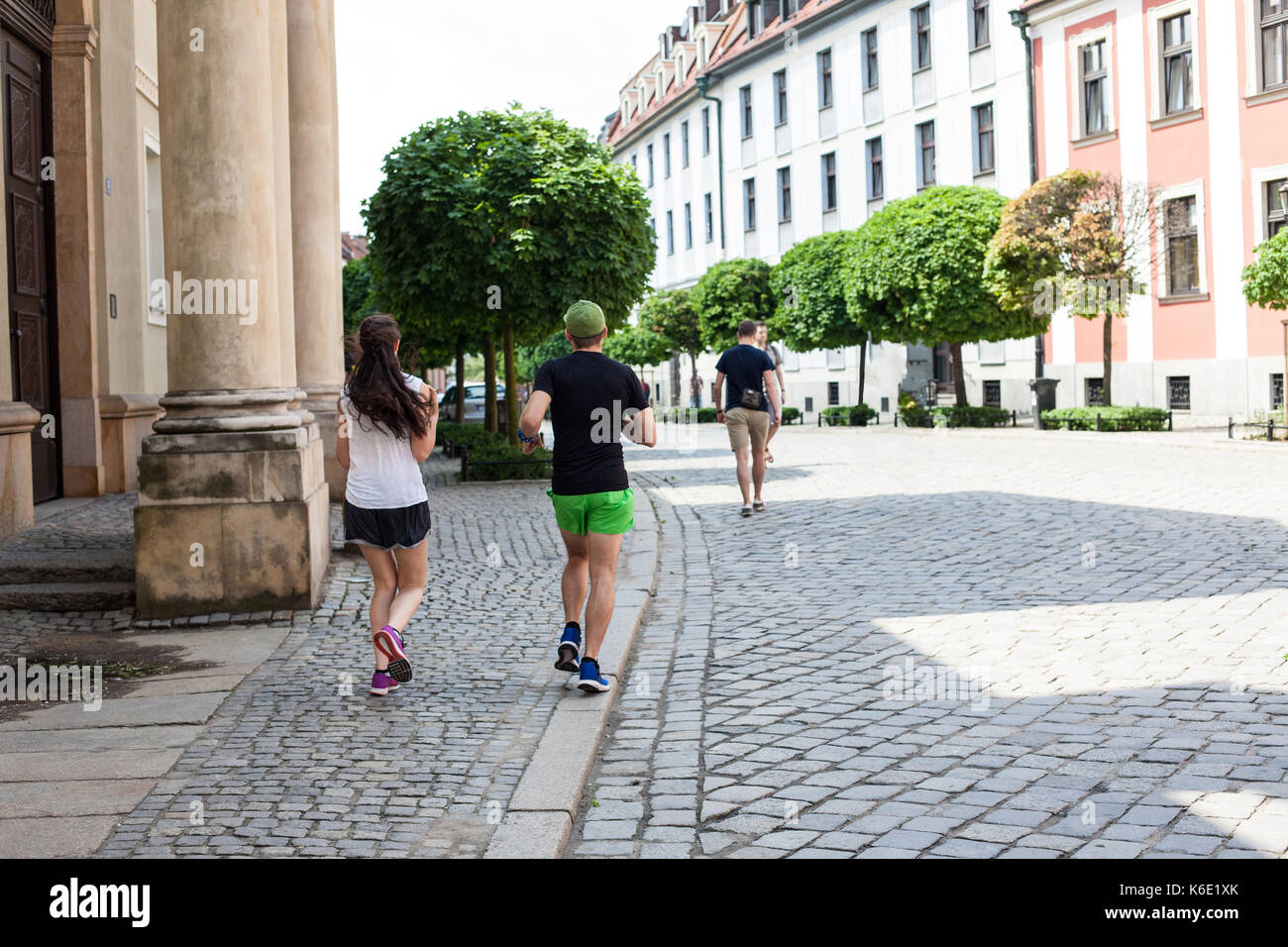 Poland Wroclaw city life Stock Photo - Alamy
