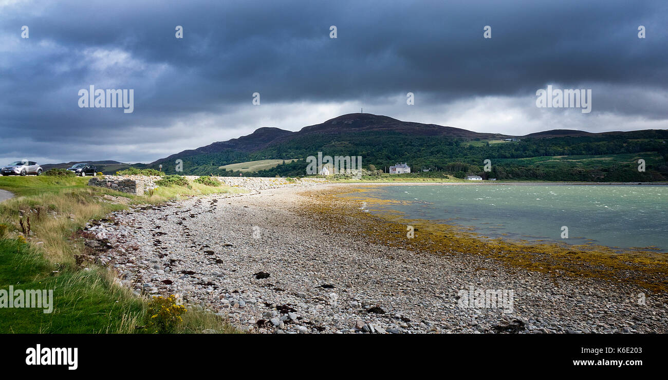 Scotland kyle of tongue causeway hi-res stock photography and images ...
