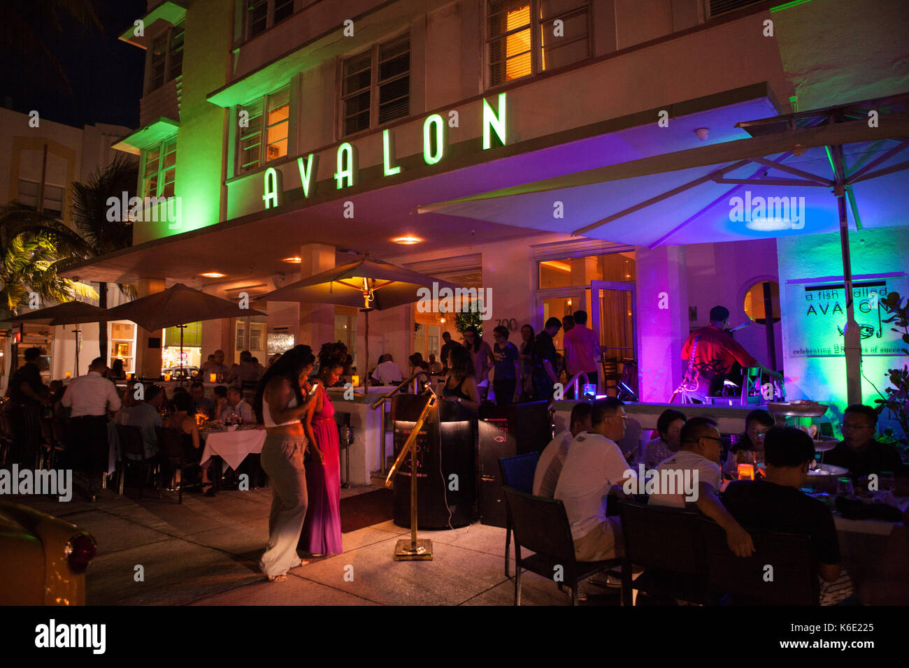 South Beach Miami Strip Night High Resolution Stock Photography and ...