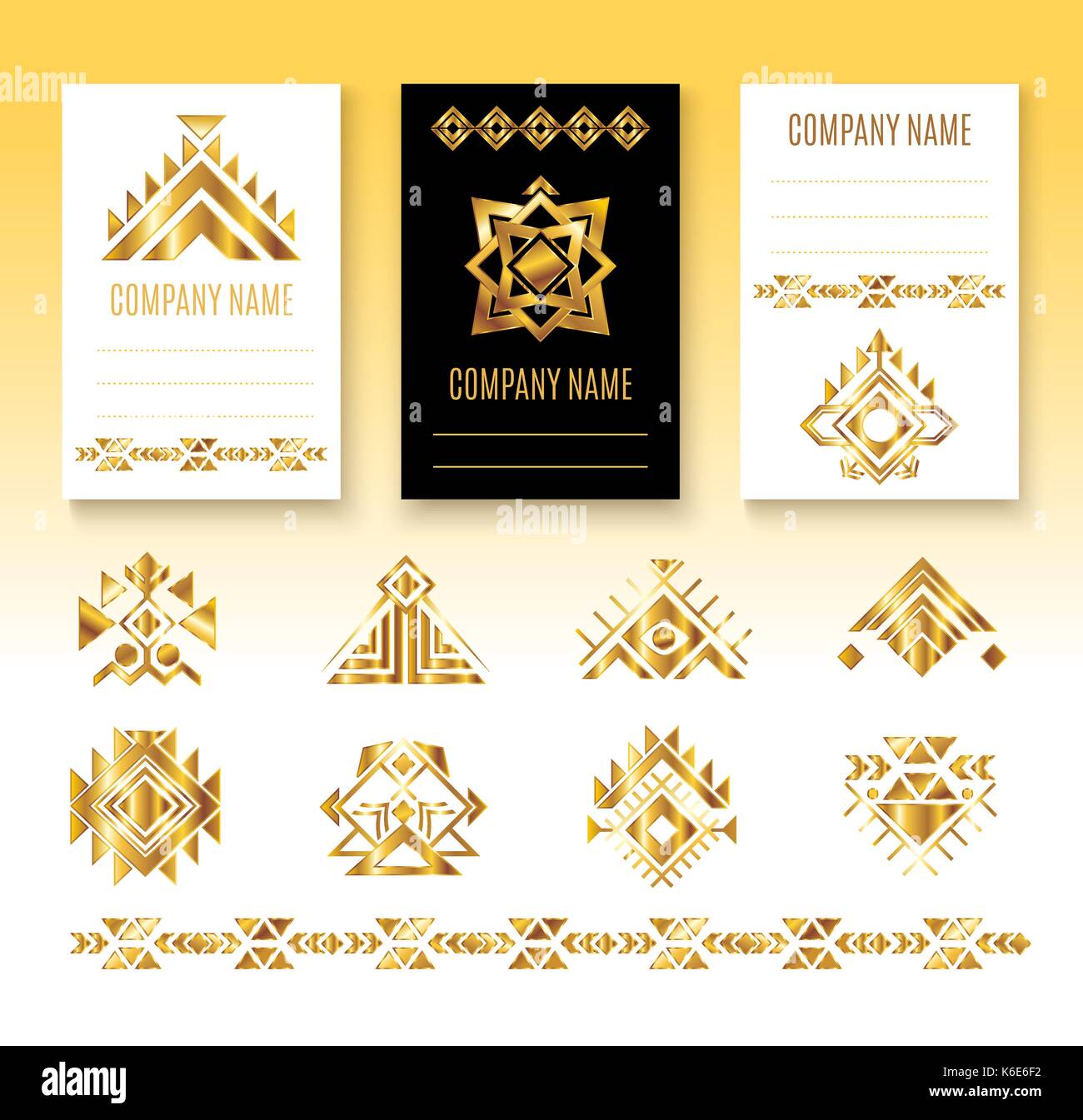 Ethnic corporate brochure template Stock Vector Image & Art - Alamy