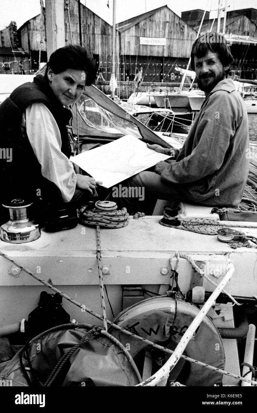 AJAXNETPHOTO. 9TH JULY, 1982. PLYMOUTH, ENGLAND. - ROUND BRITAIN RACE ...