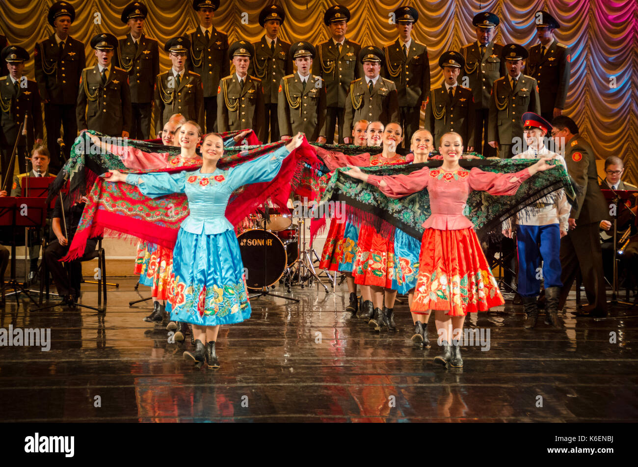 Female Russian Folk Dancers In High Resolution Stock Photography and ...