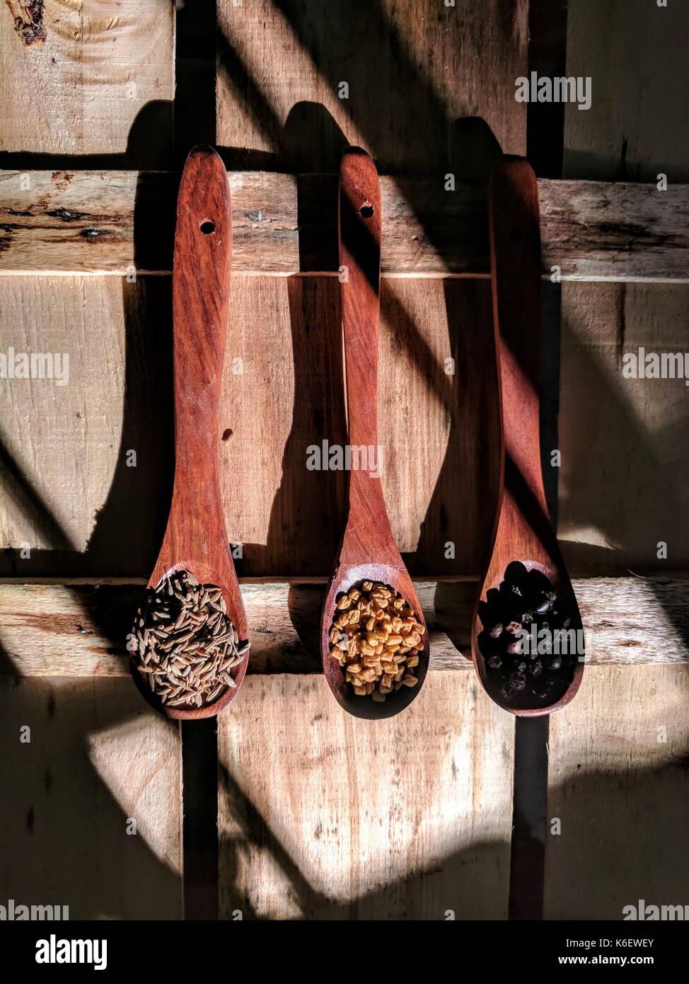 fenugreek, cumin, pepper Stock Photo - Alamy