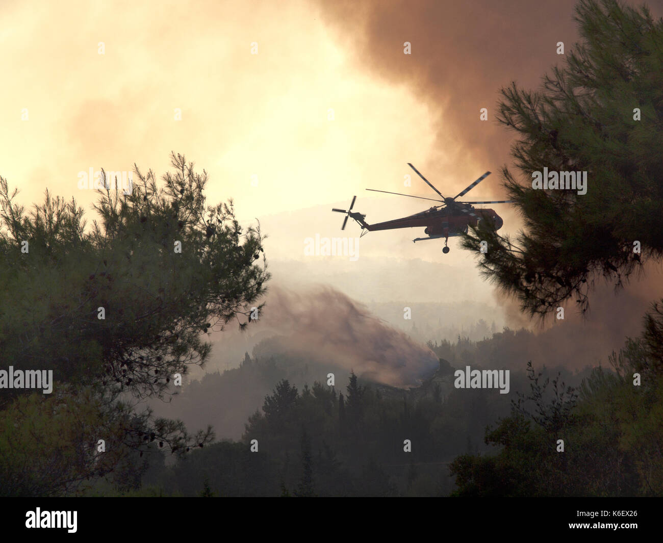 Zakynthos in fire hi-res stock photography and images - Alamy