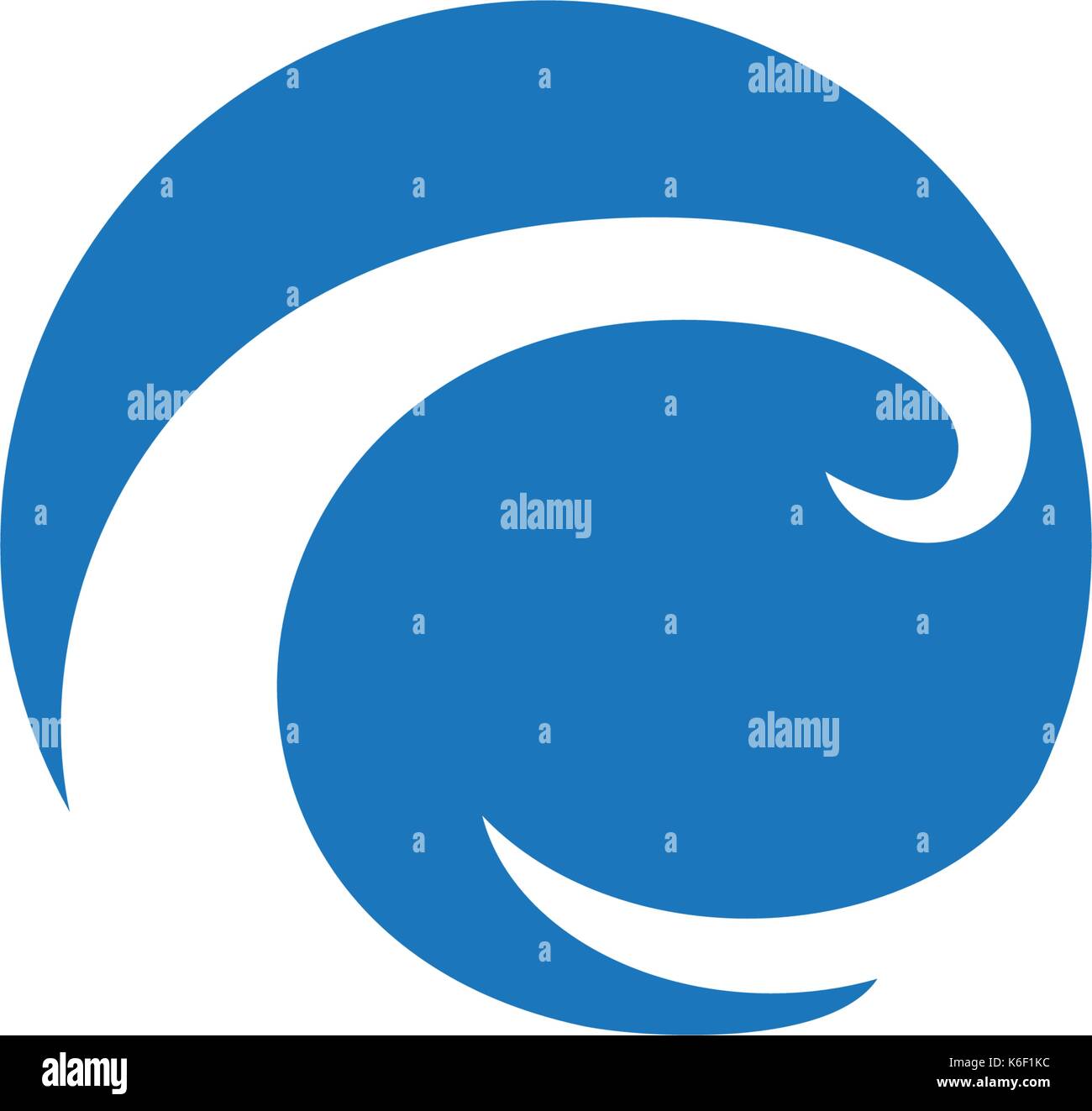 Water Wave symbol and icon Logo Template vector Stock Vector Image ...